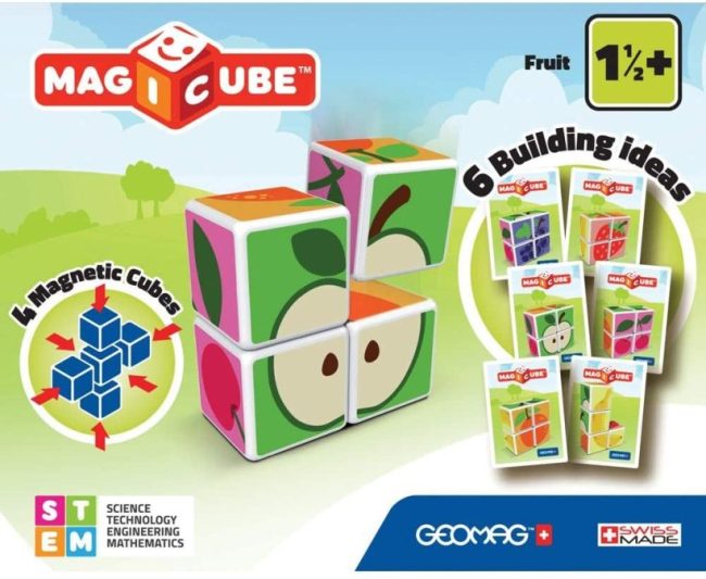 Geomag Magicube Fruit: Gioco di Costruzione con Cubetti Magnetici ...