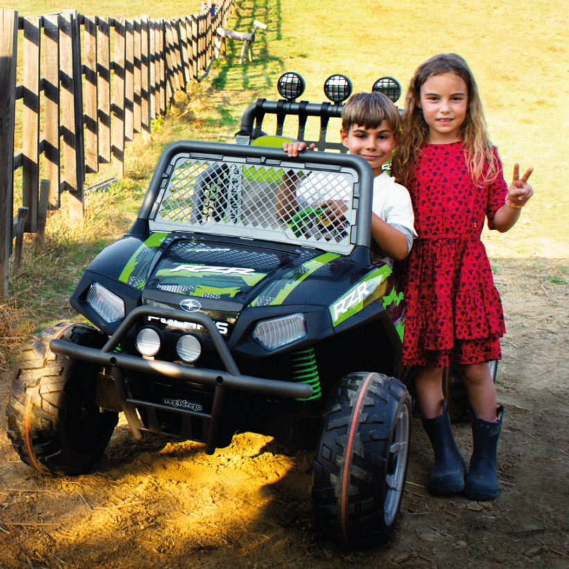 Fuoristrada Peg Perego Polaris Ranger RZR Green Shadow | Beberoyal
